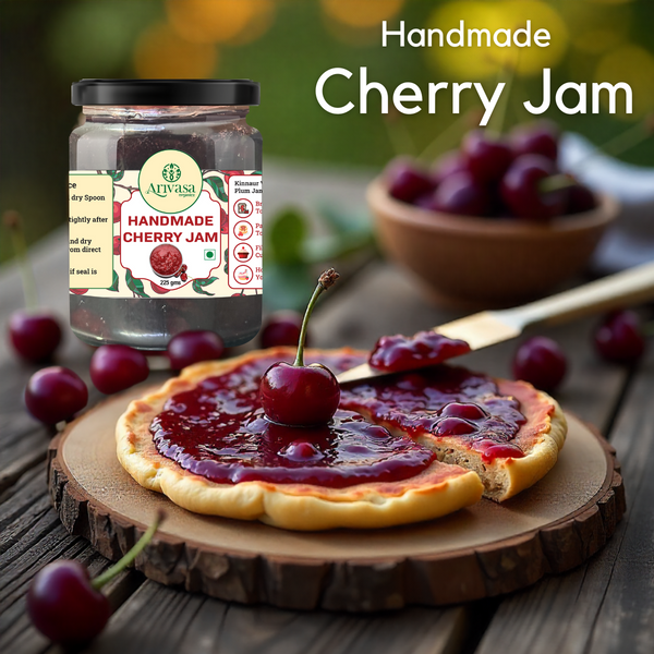 Handmade Cherry Jam | Fresh Himachali Cherries, Women-Crafted – Arivasa ...